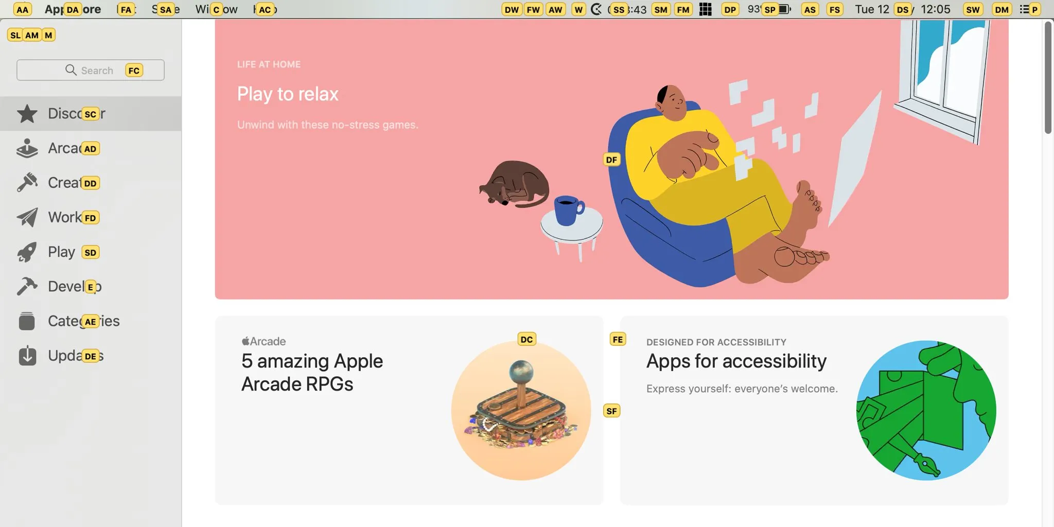 Using OS X Without the Mouse